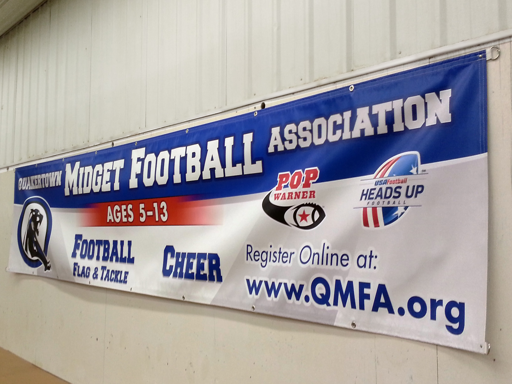 QMFA Street Banner - Quakertown PA Signs Banners Lettering Wraps