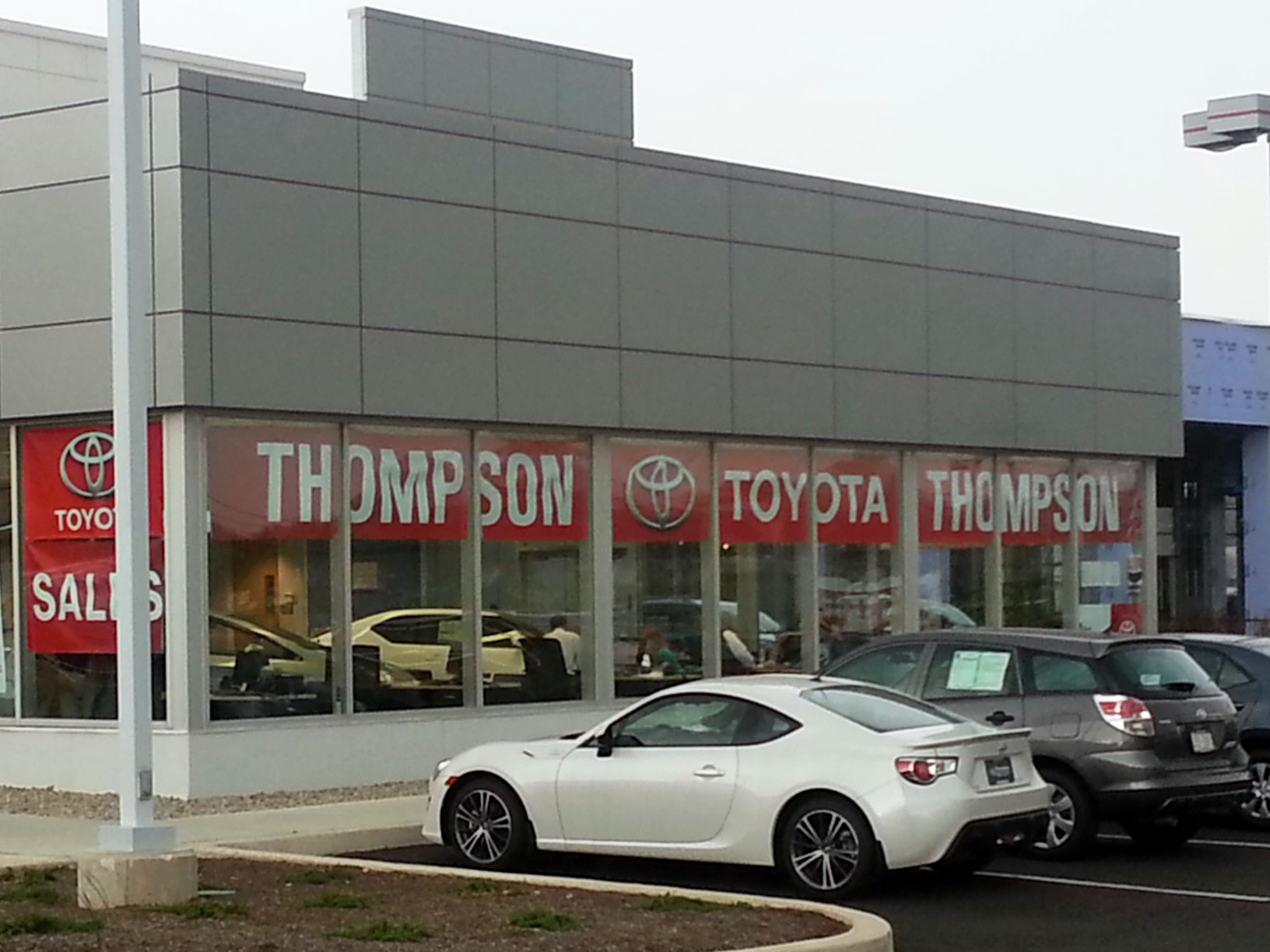Toyota Window Banners - Quakertown PA Signs Banners Lettering Wraps