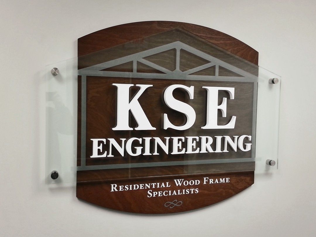 KSE Engineering Reception Logo Sign - Quakertown PA Signs Banners ...